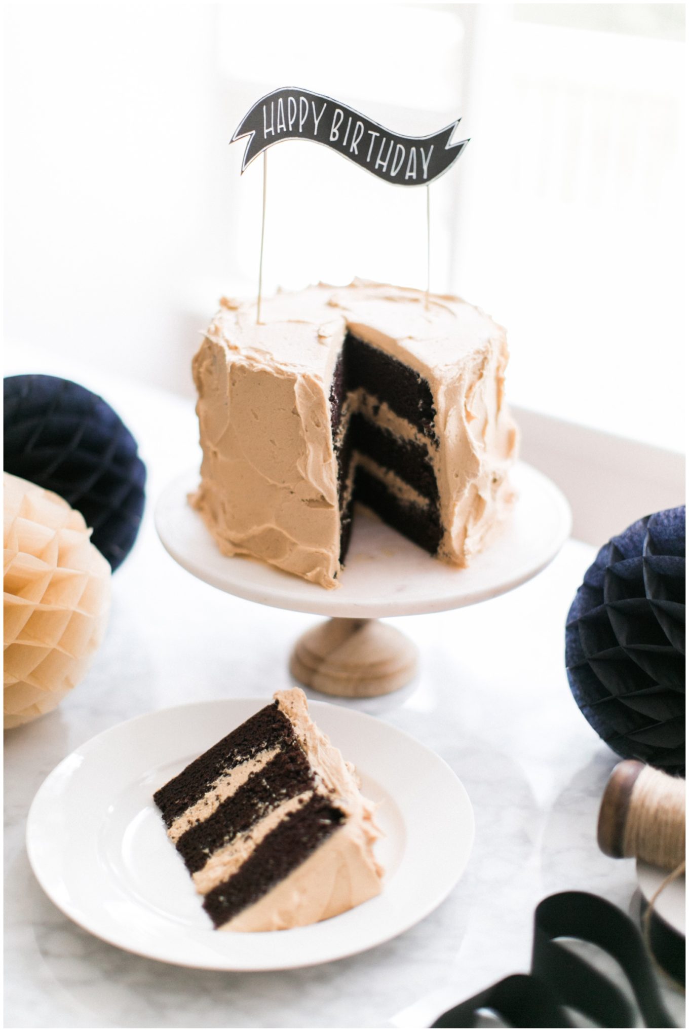 chocolate peanut butter cake - Sinclair & Moore