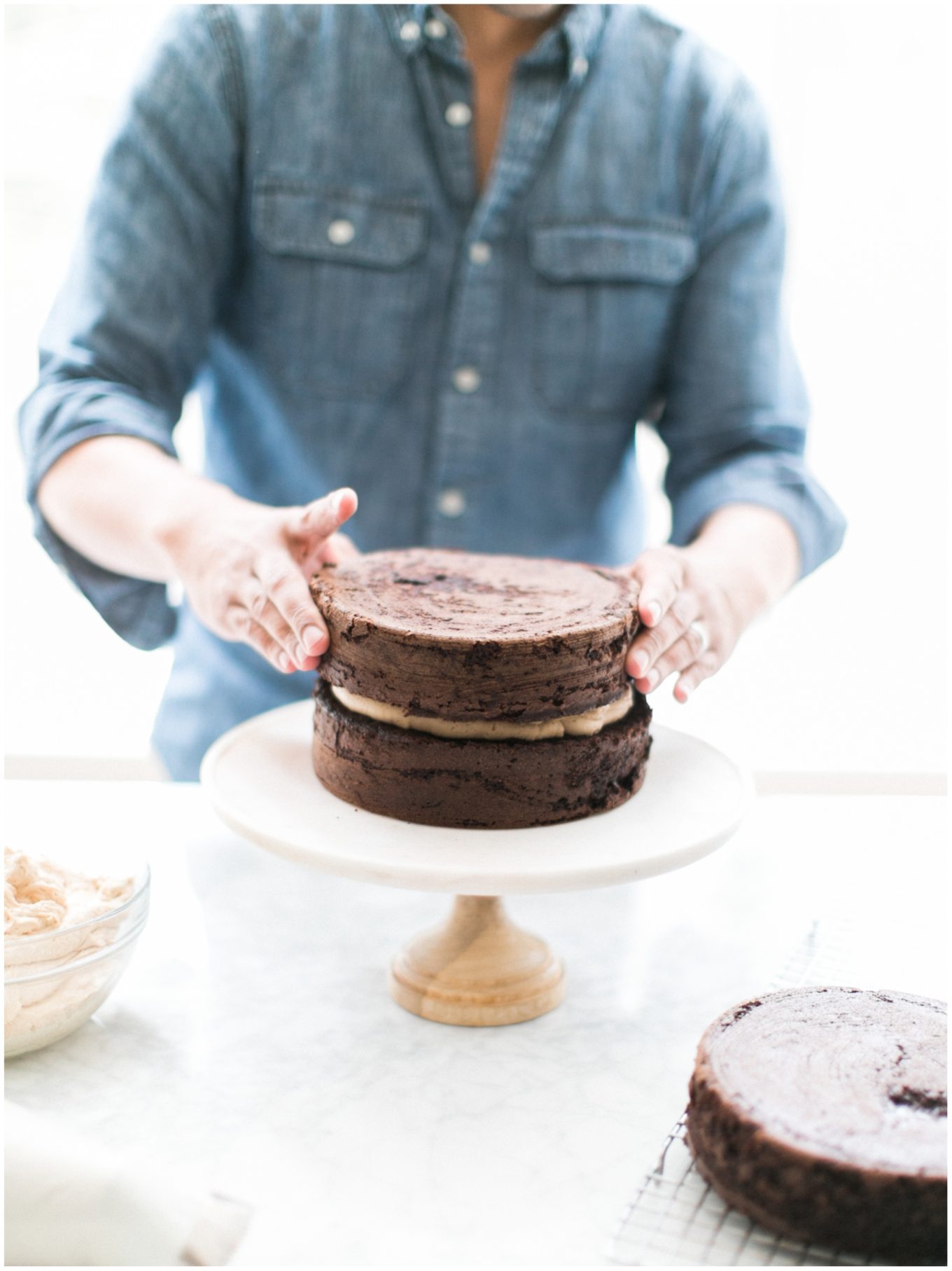 chocolate peanut butter cake - Sinclair & Moore