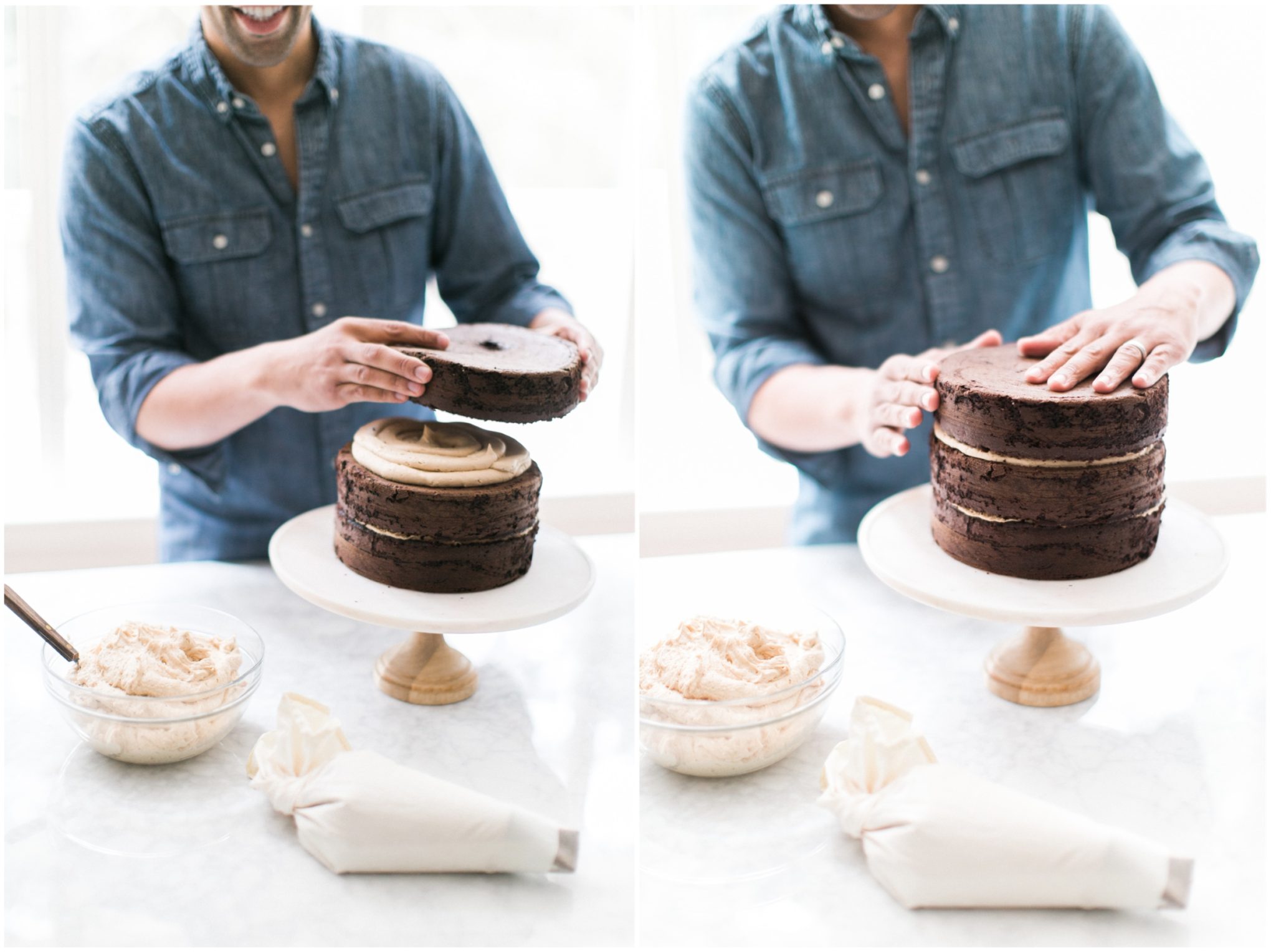 chocolate peanut butter cake - Sinclair & Moore