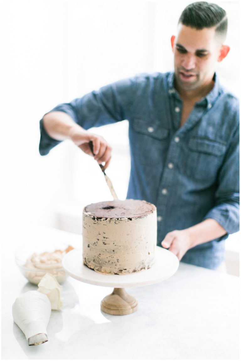 chocolate peanut butter cake - Sinclair & Moore