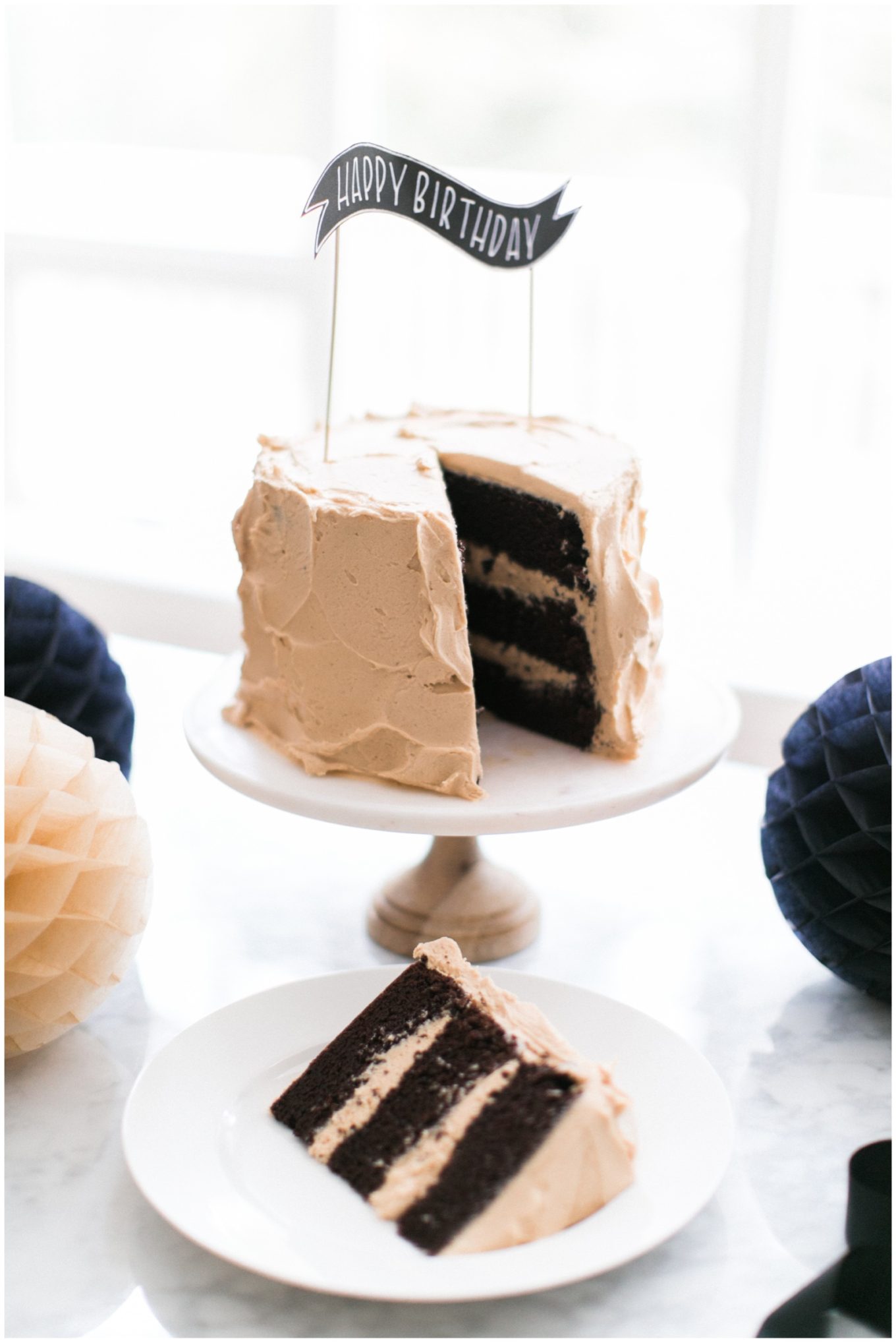 chocolate peanut butter cake - Sinclair & Moore